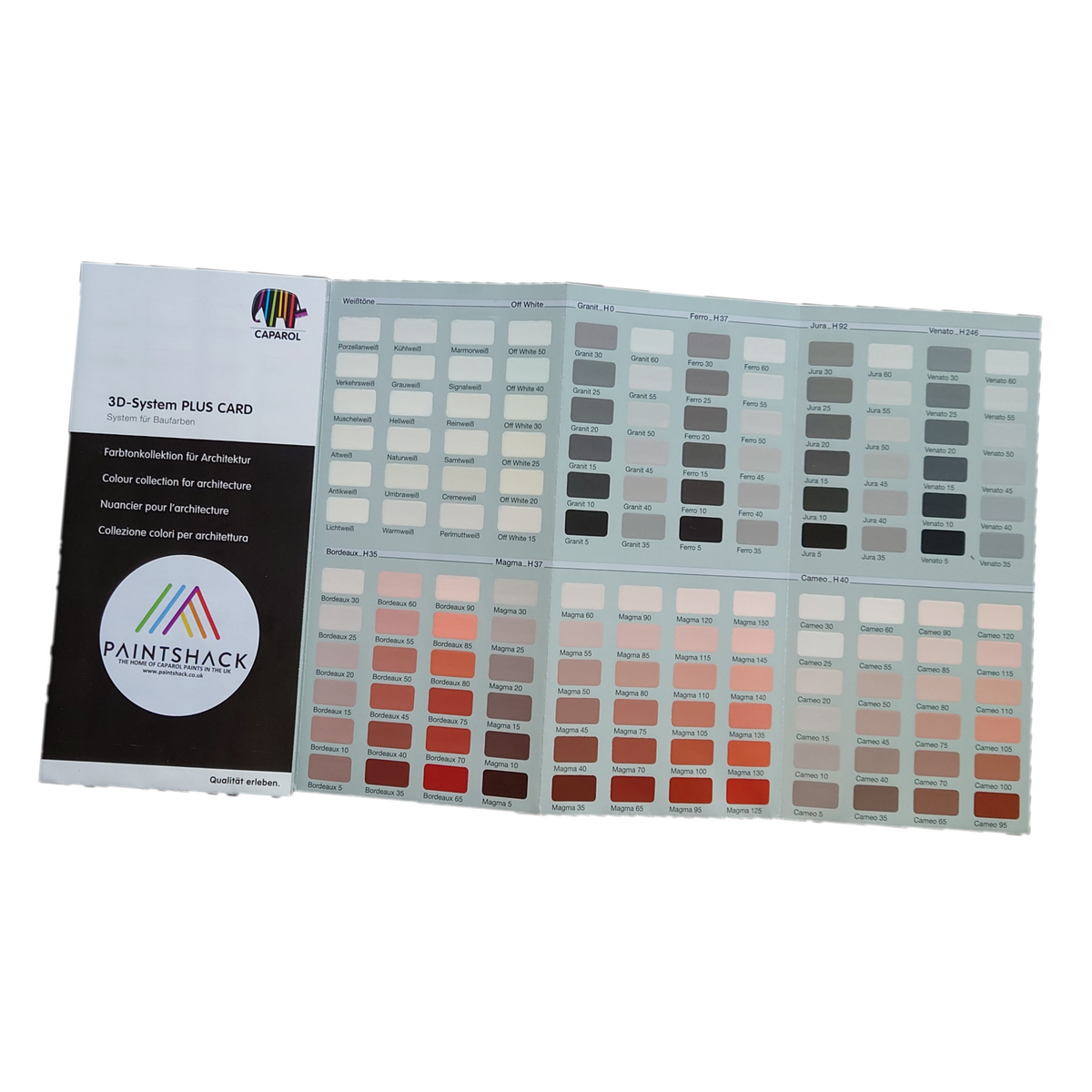 Caparol, ISOMAT, RAL, BS 4800, Colour Cards – Paintshack Ltd