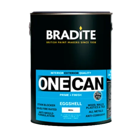 Bradite One Can Eggshell All Surface Primer & Topcoat OC64 – Paintshack Ltd