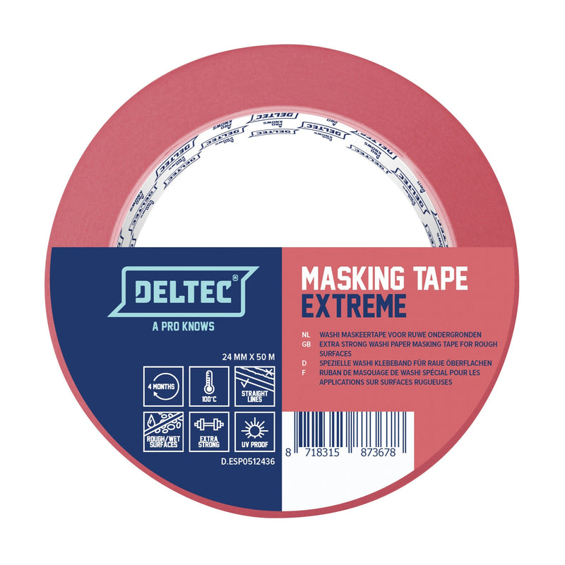 Deltec Extreme Masking Tape – Paintshack Ltd
