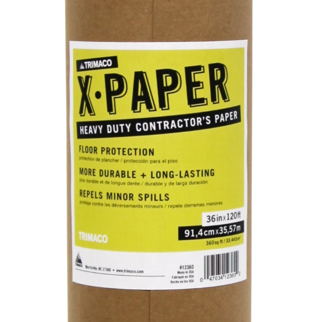 Trimaco X-Paper Recycled Surface Protection 35" x 120ft – Paintshack Ltd